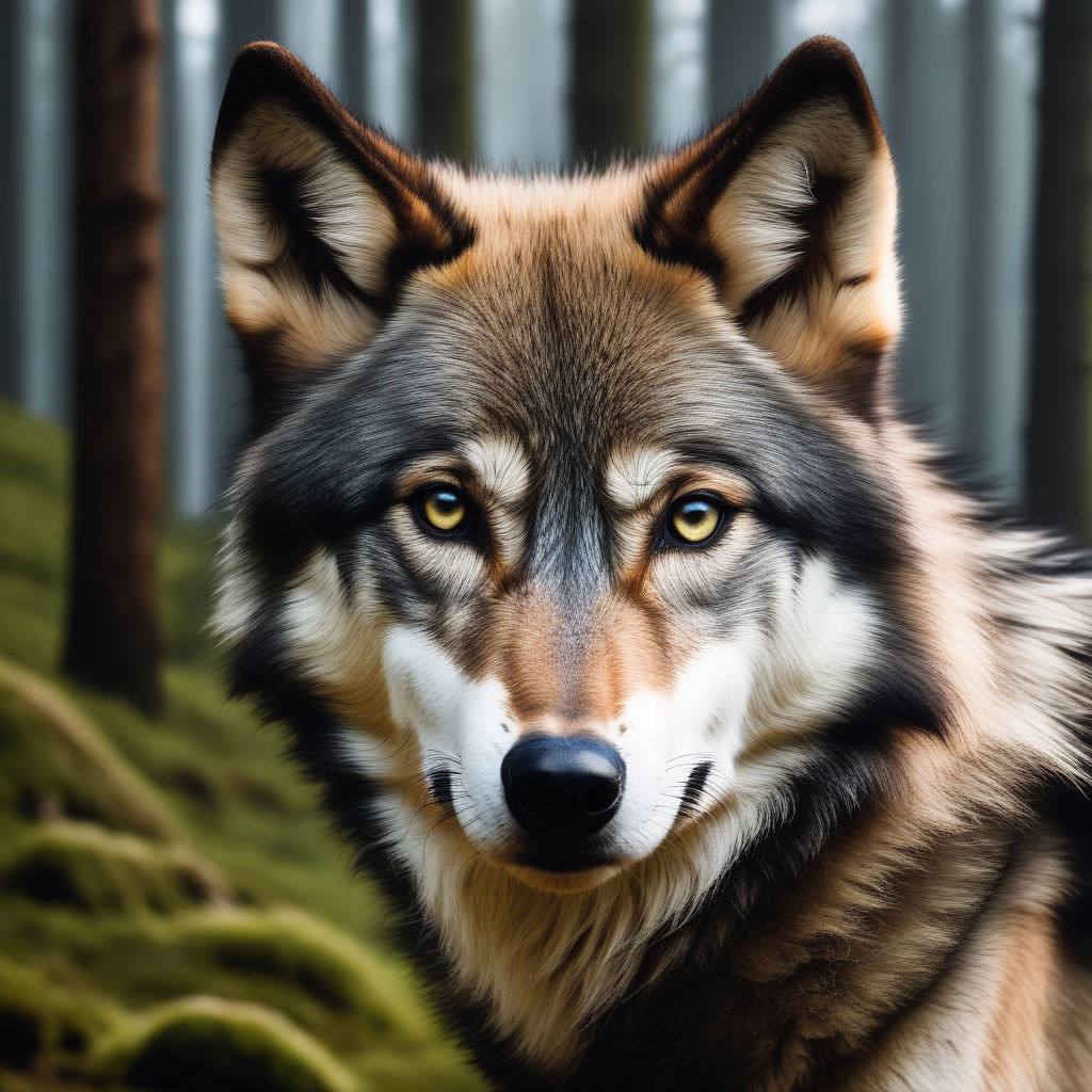 Little fenale wolf with a blind eye and an opaque pupil by Fabrizio ...