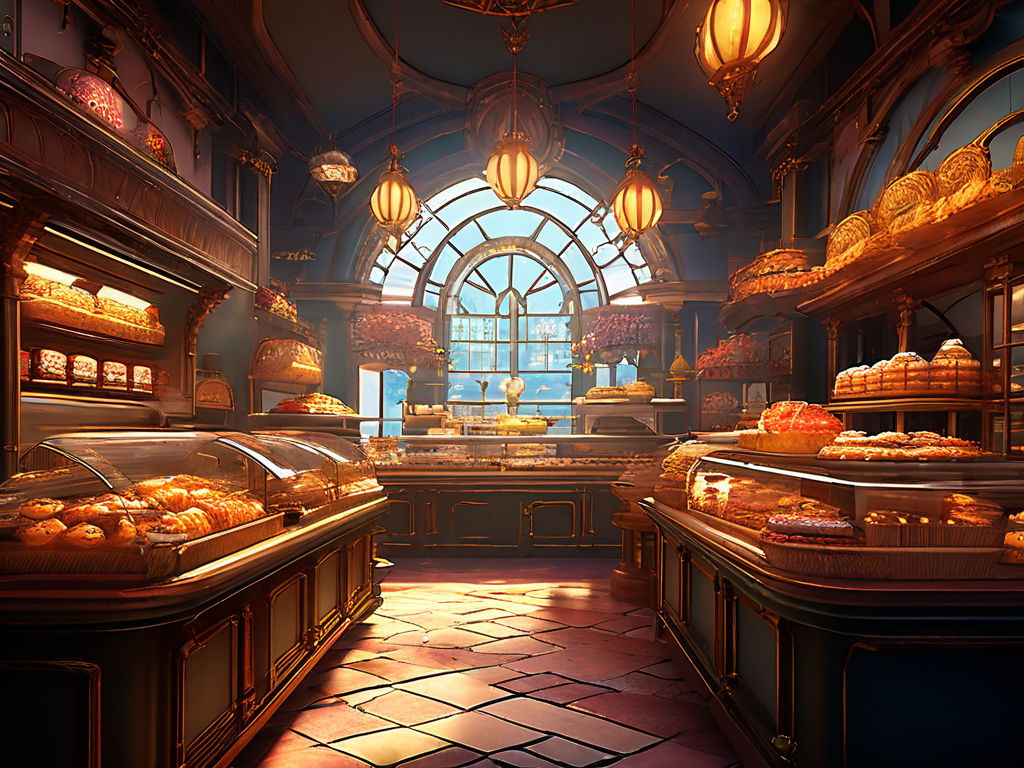 Bakery scene inspired by Studio Ghibli by Wind - Playground