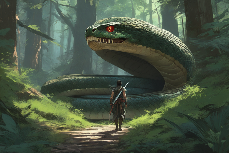 Snake man by Bright Studio Online - Playground