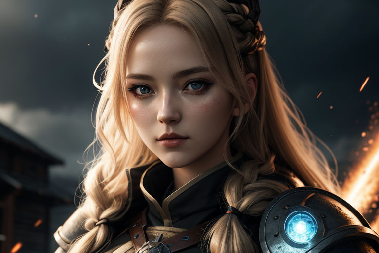 Anime-style female character by Ivan Alejandro Regino - Playground