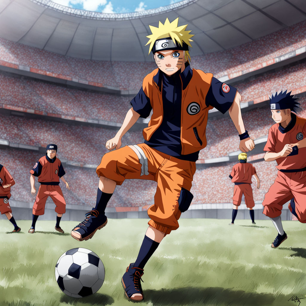 a naruto playing soccer - Playground🍲 Explore um mundo de diversão e ...