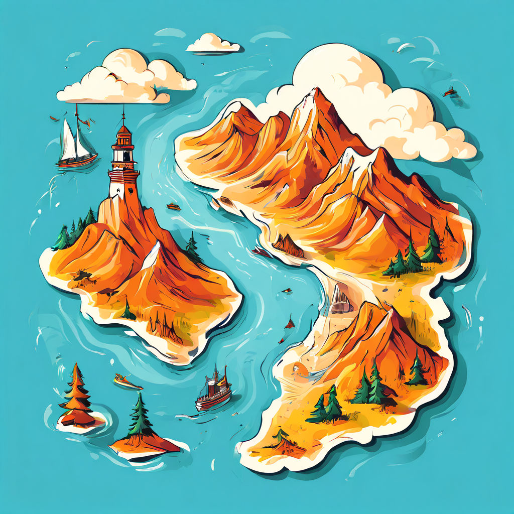 Create vector map illustration hand drawn by Dipto Kundu - Playground