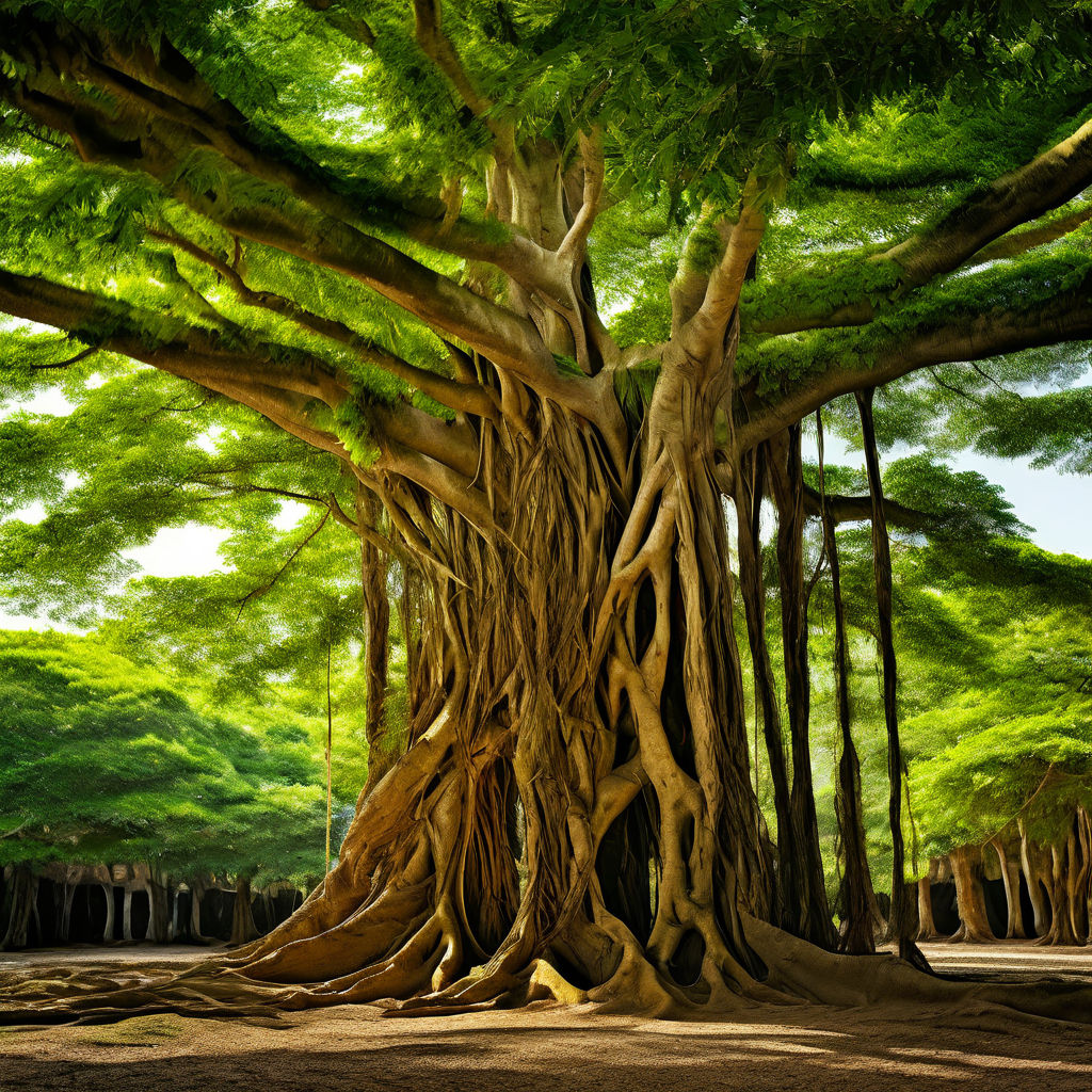 The banyan tree became a symbol of their community's clipar... by ...