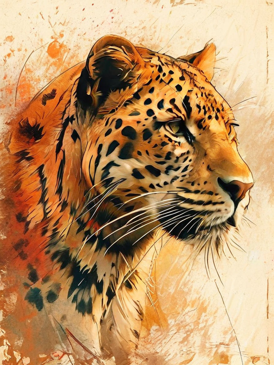 A mesmerizing masterpiece rough color pencil sketch of an pa... by ...