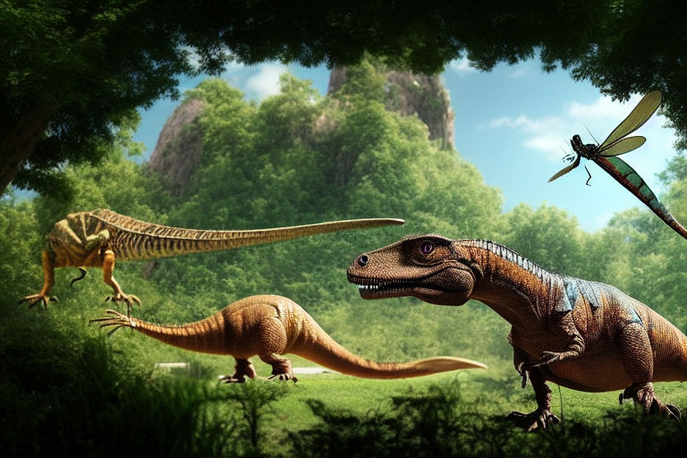 PREHISTORIC WORLD under a glass dome vision of the earth if ... by Jose ...