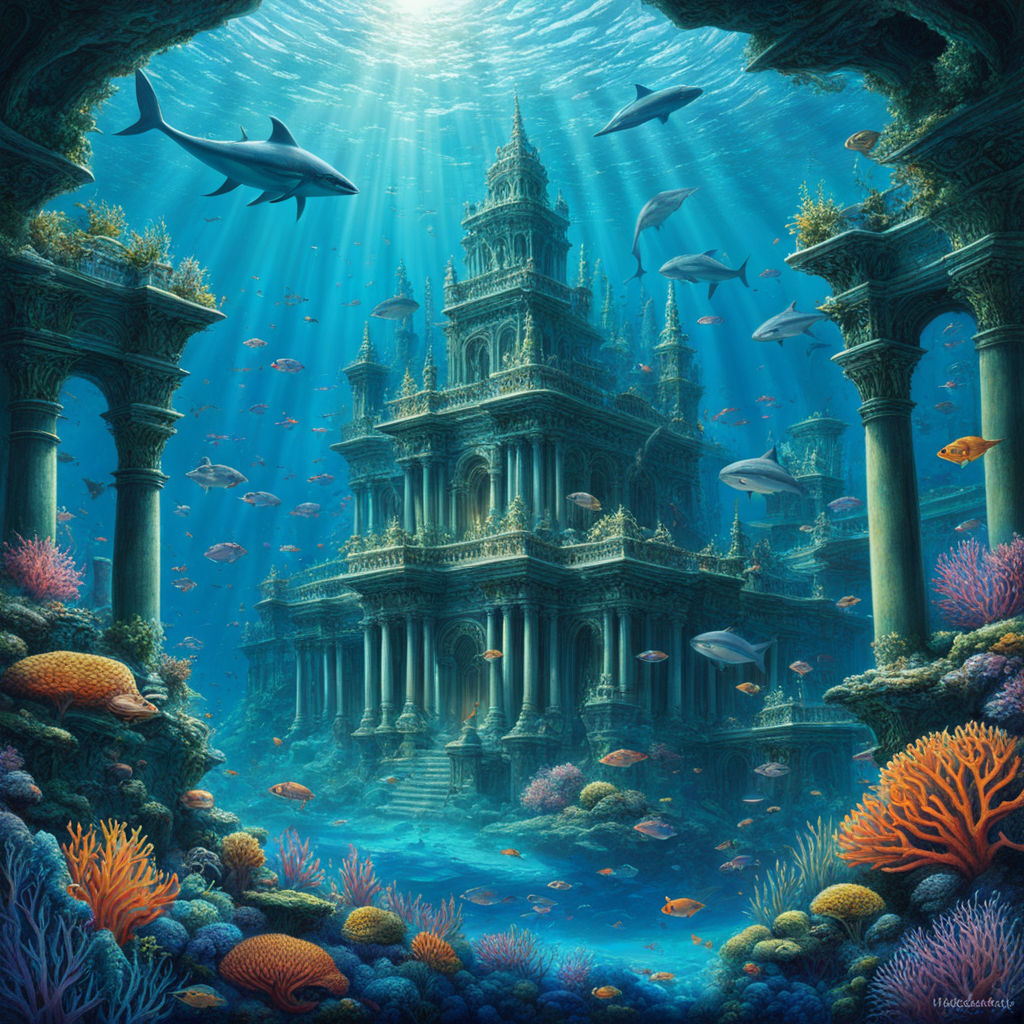 Underwater palace dominating the foreground by Alex Greenhalgh (Alex ...