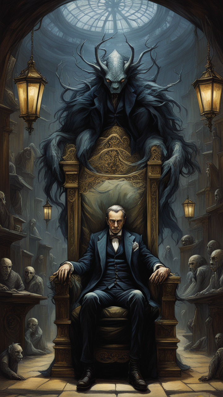 Shadow Keeper wandering through the chamber of despair by Paul Cline ...