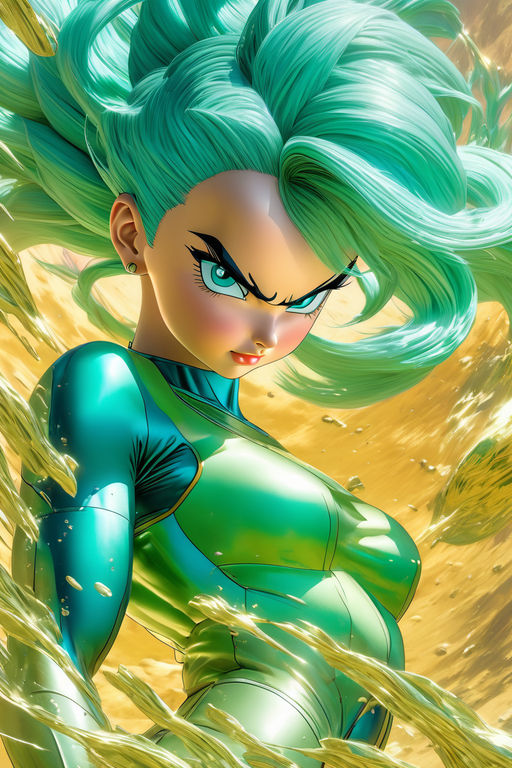 Dragon ball super character bulma posing sensual by Ctmaker - Playground