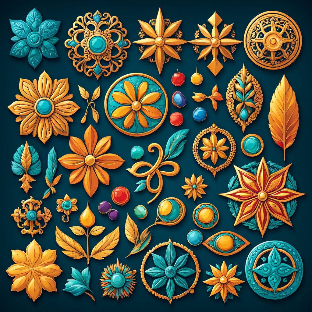 Create amazing random emblems for crafting and gathering dou... by Ataluta - Playground