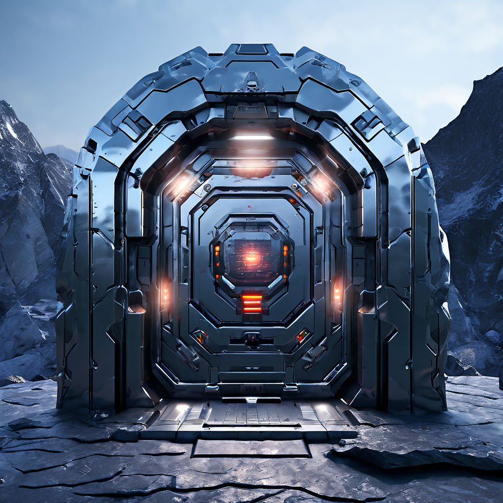 Military bunker vault door by Ivan - Playground