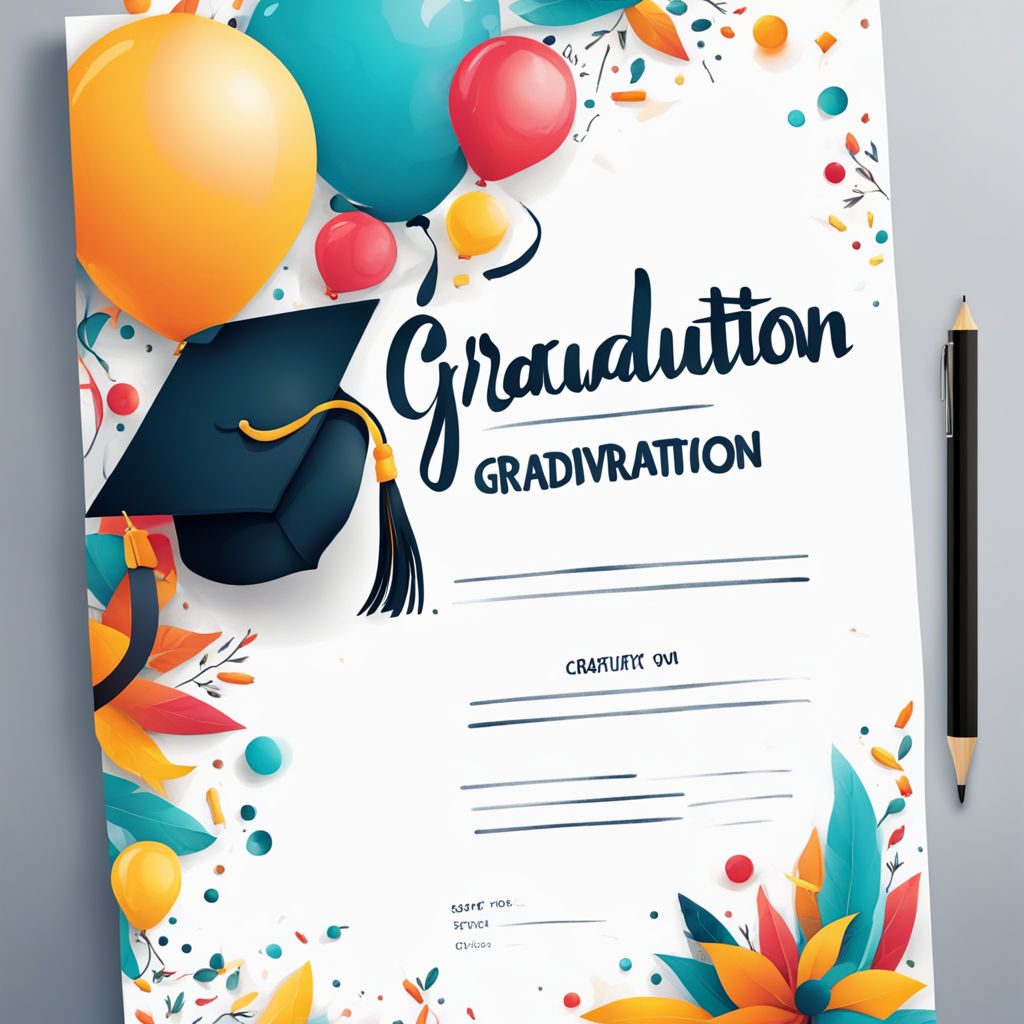 Graduation cover page with best creativity Design at A3 pape... by Abel ...