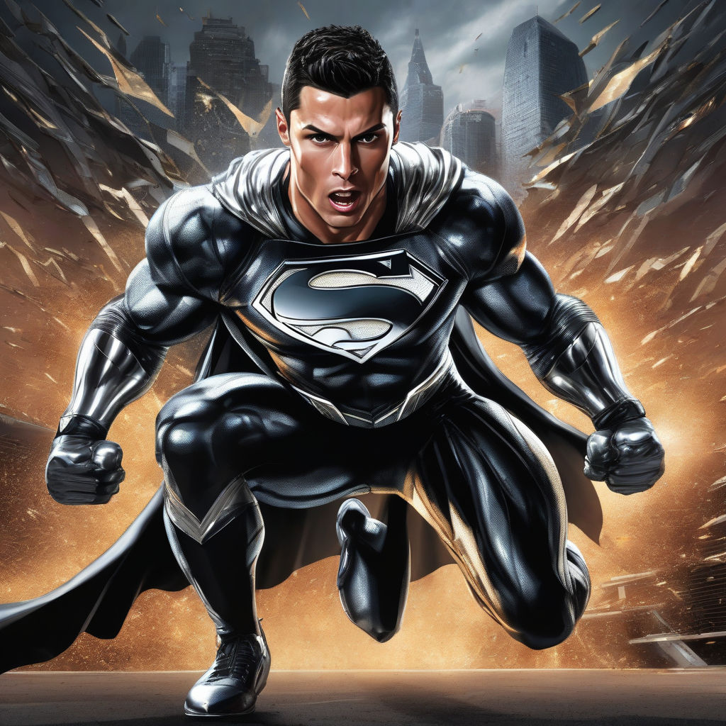 Cristiano Ronaldo dons a malevolent superman persona by Isabele Prestes ...