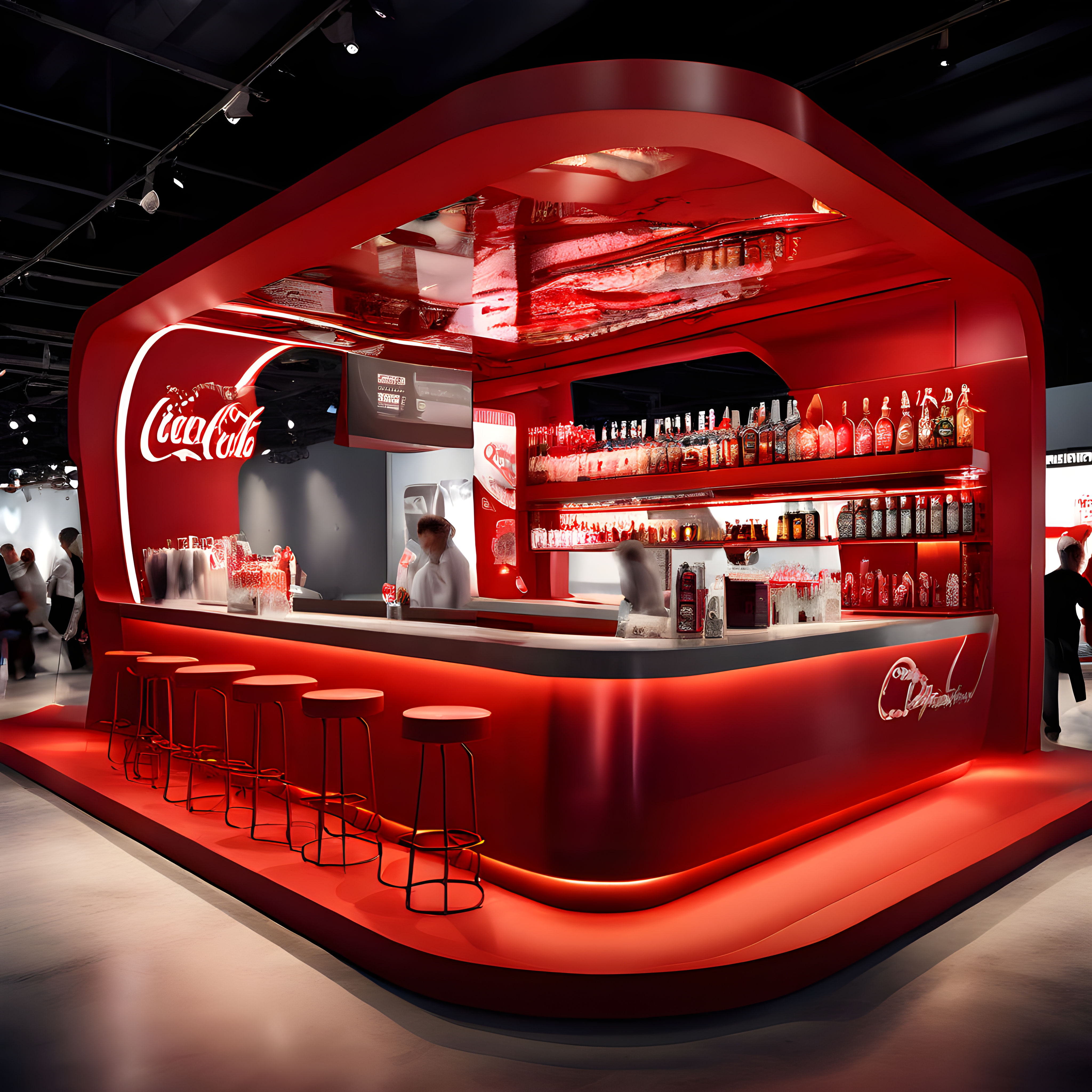 Coca-Cola exhibition stand by maria gallego - Playground