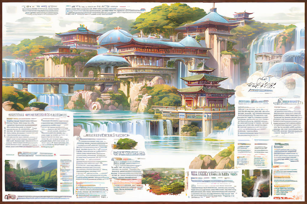 Waterfall city from Dinotopia as envisioned by James Gurney by Aashu ...