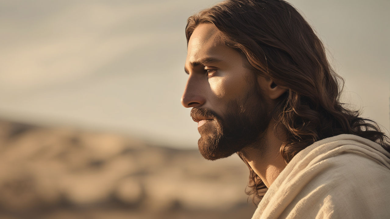 A profile shot of Jesus Christ by Julio Glauber - Playground