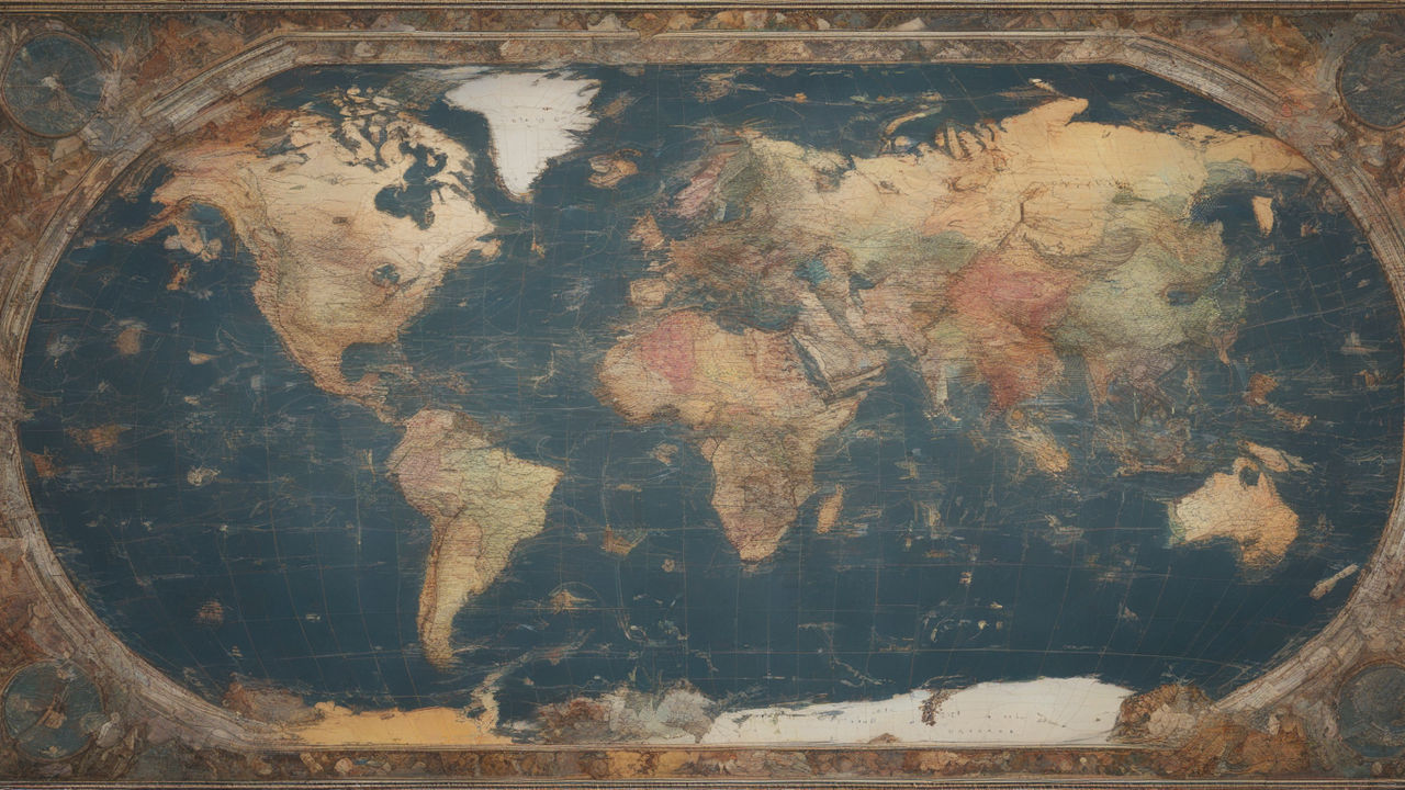 Geographically accurate colors fill a world map by Rana Pc - Playground