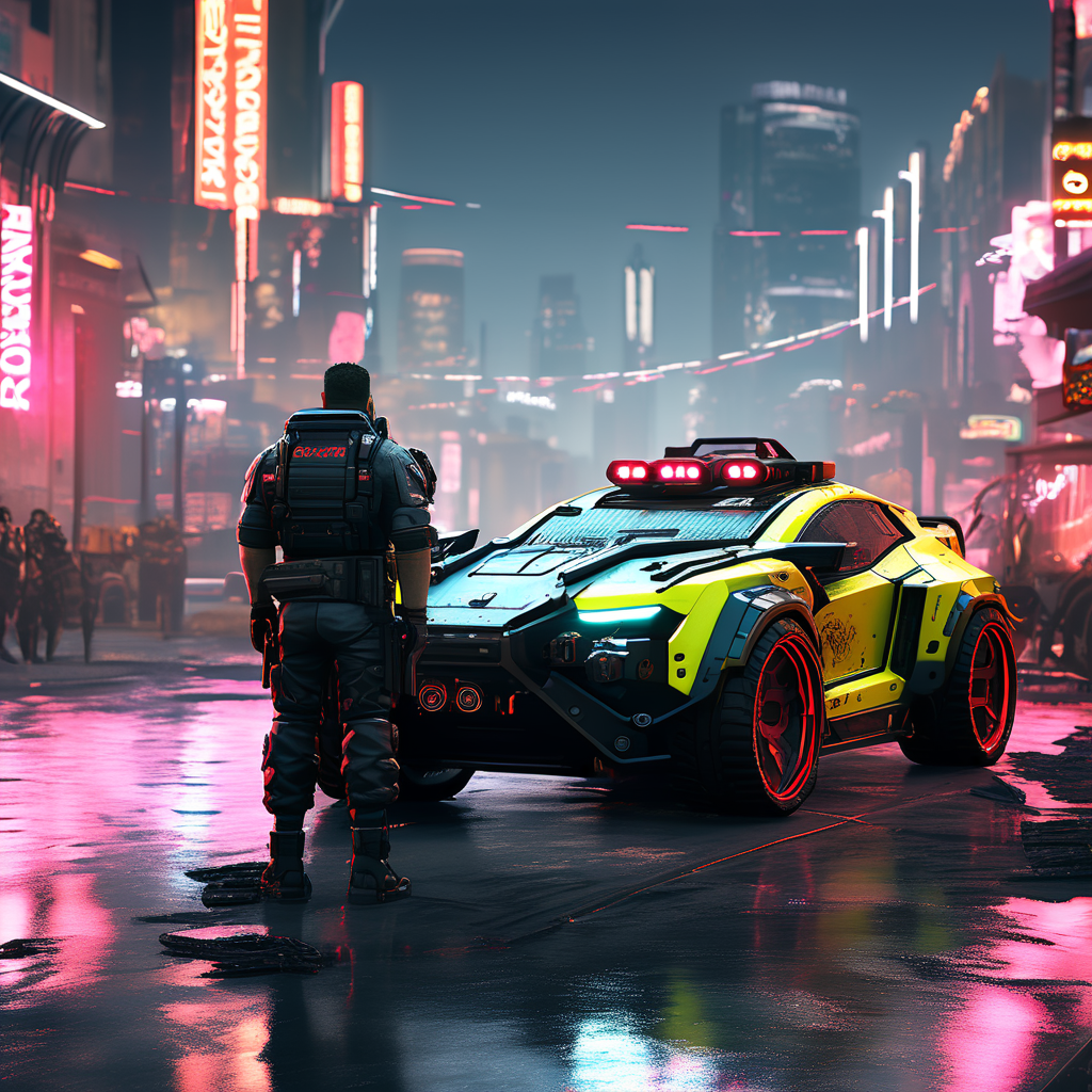 Cyberpunk 2077 secops drawing masterpiece by Torgab - Playground