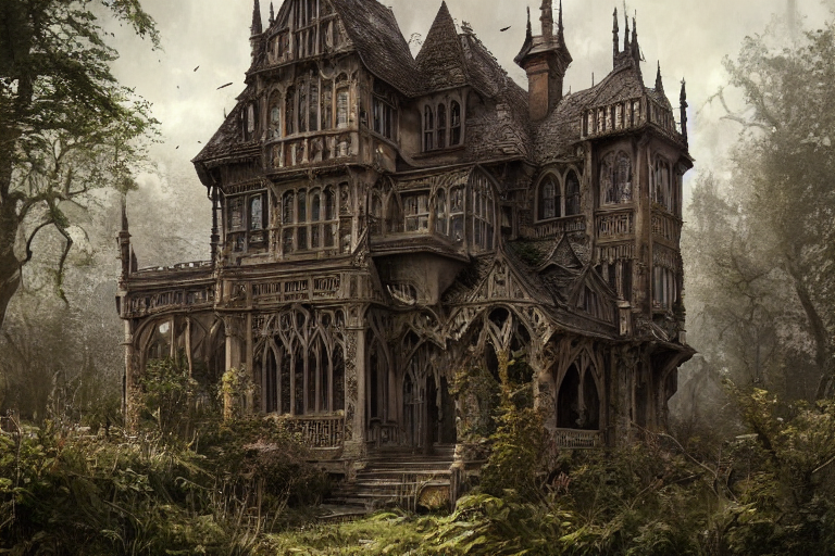 Gothic manor by BitterSweet - Playground