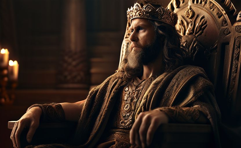 King david on his throne by Conexão Divina - Playground