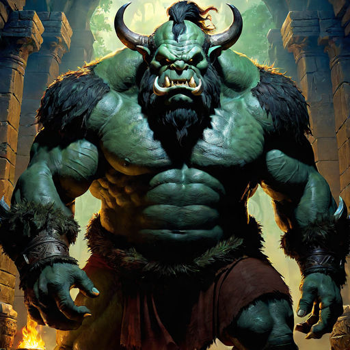 An ogre is a legendary monster depicted as a large by Tony Blake Edits ...