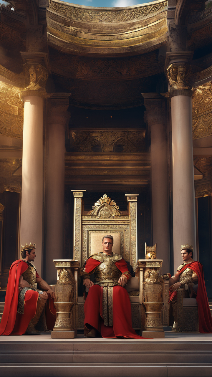 Julius Caesar's magnificent palace is in view. Julius Caesar... by ...