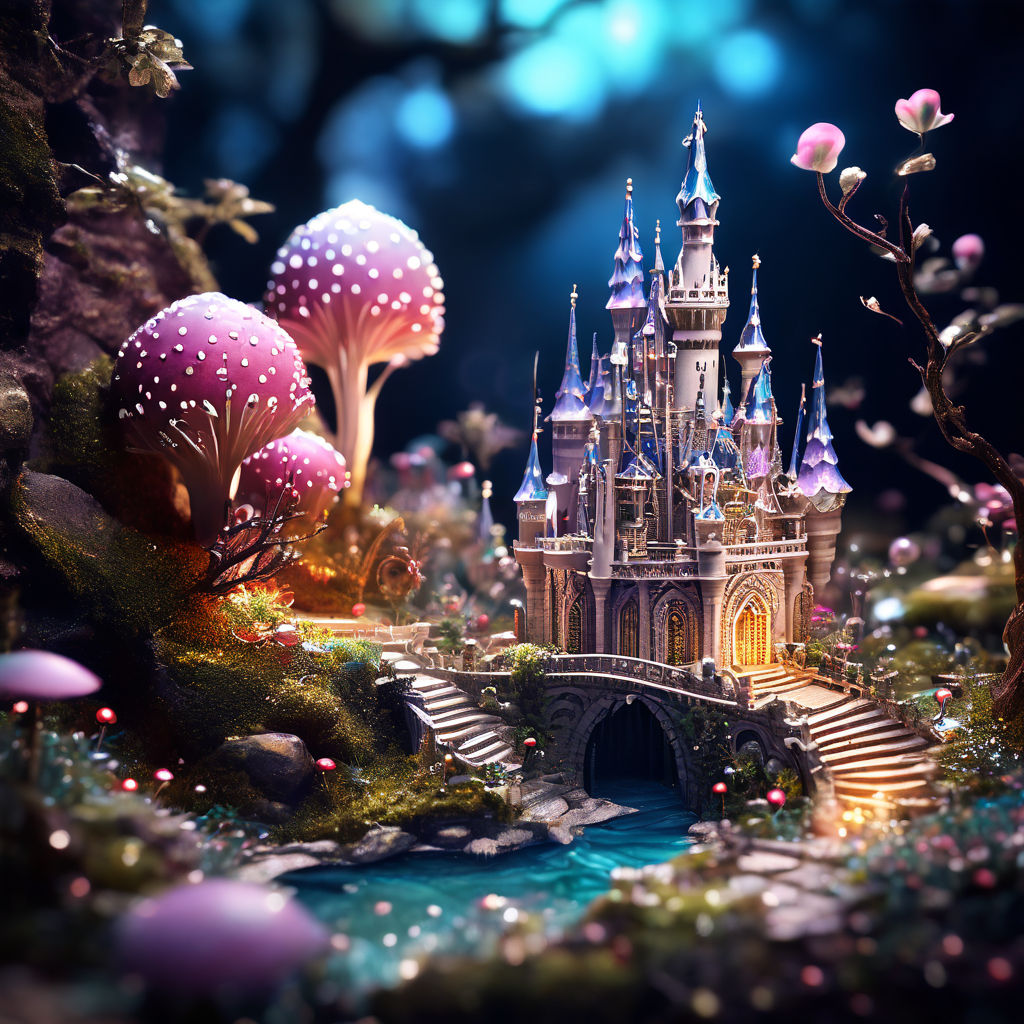 A wonderful magic pop-up world coming to life from a magic w... by ...