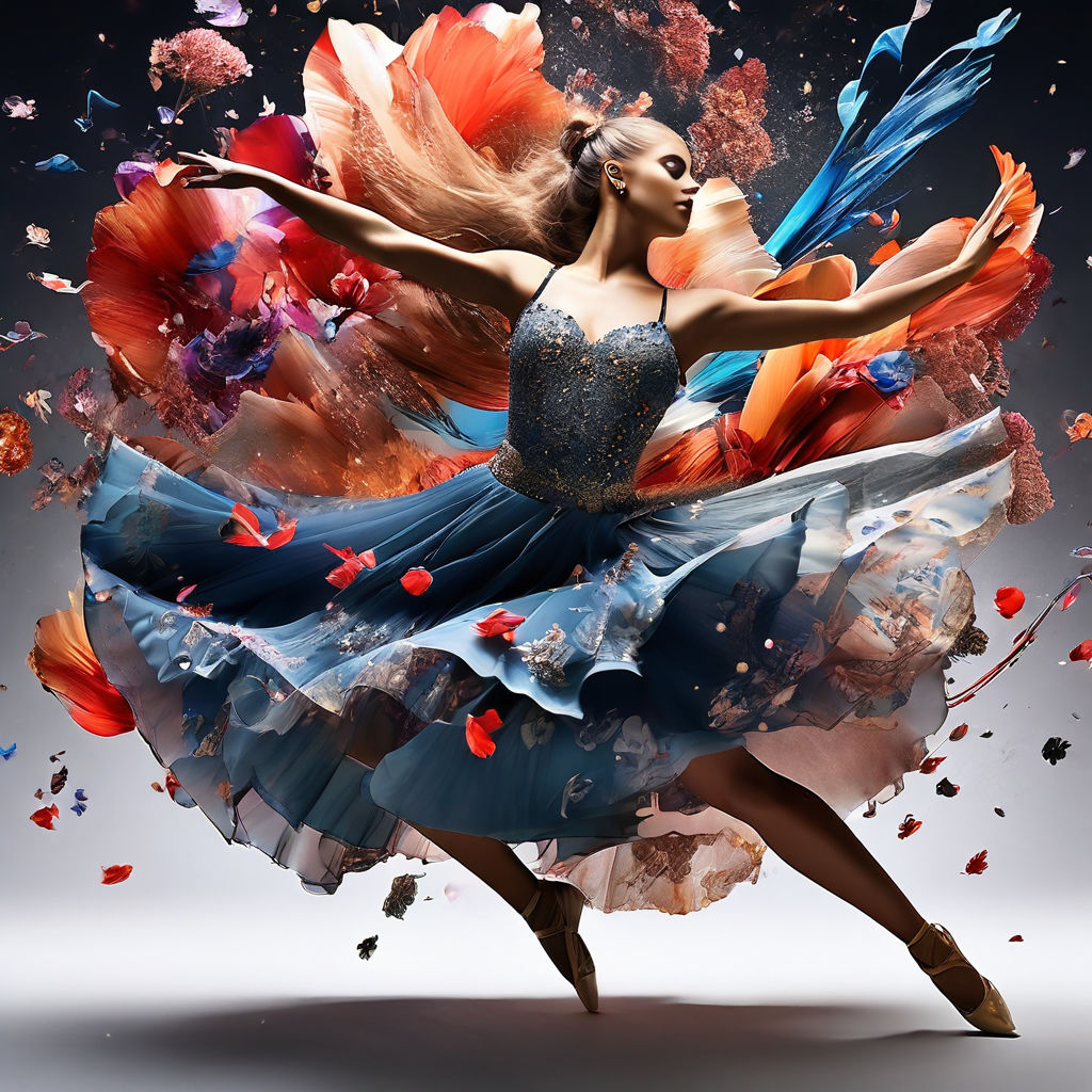 Crear un collage que celebre el mundo de la danza con elemen... by ...