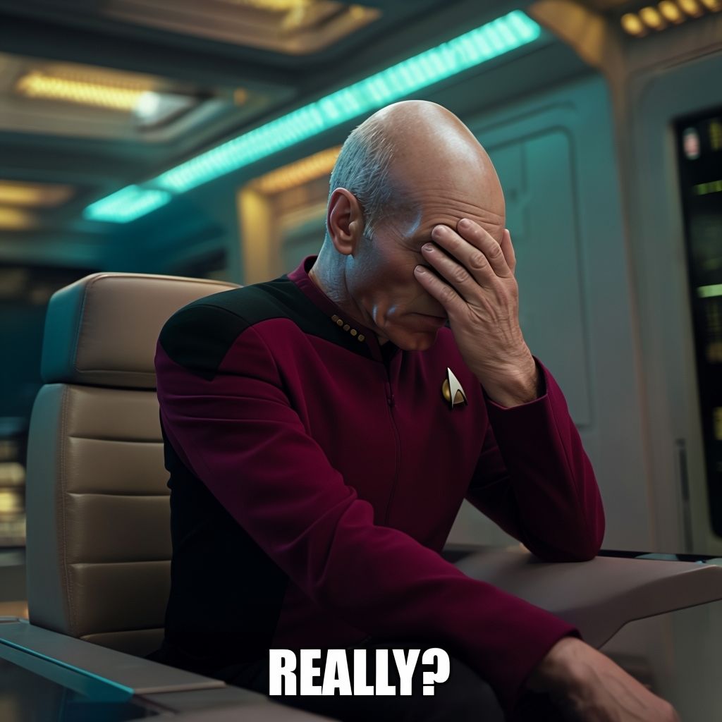 Captaen Picard Meme Wtf