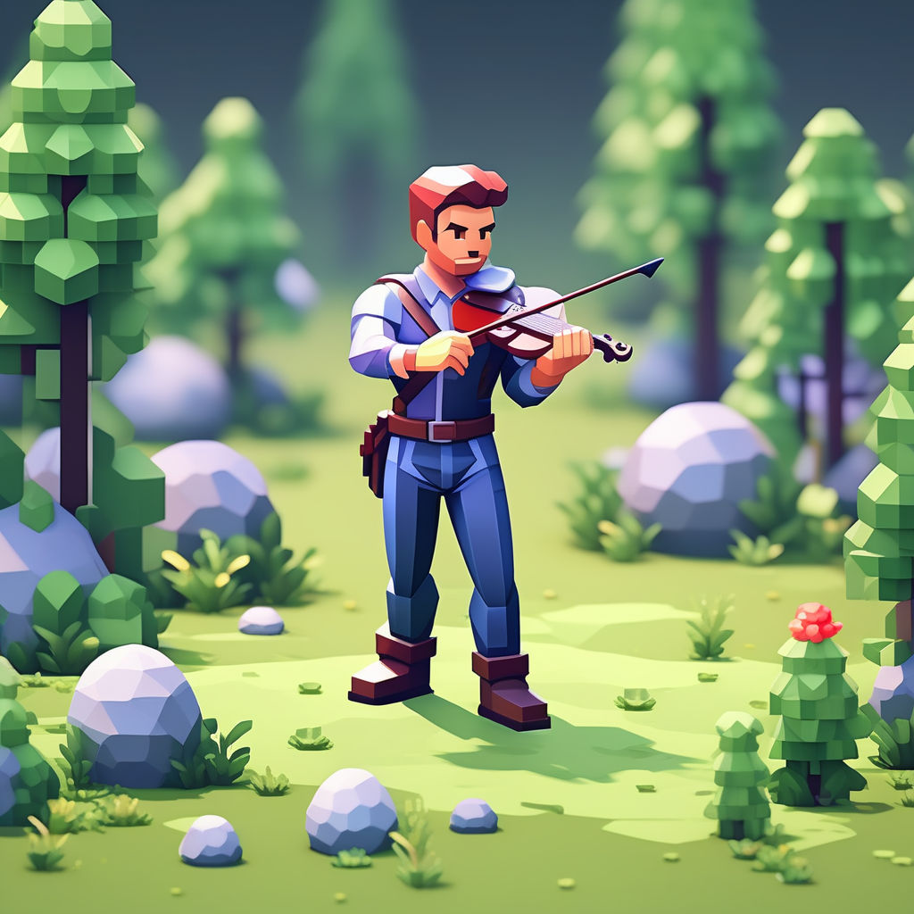 2D man with bow pixel art style player sprite. 32 pixels x 3... by Mr ...