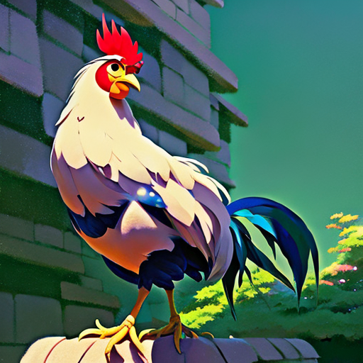 Beautiful Disney Pixar style rooster by PolyCrumbs - Playground