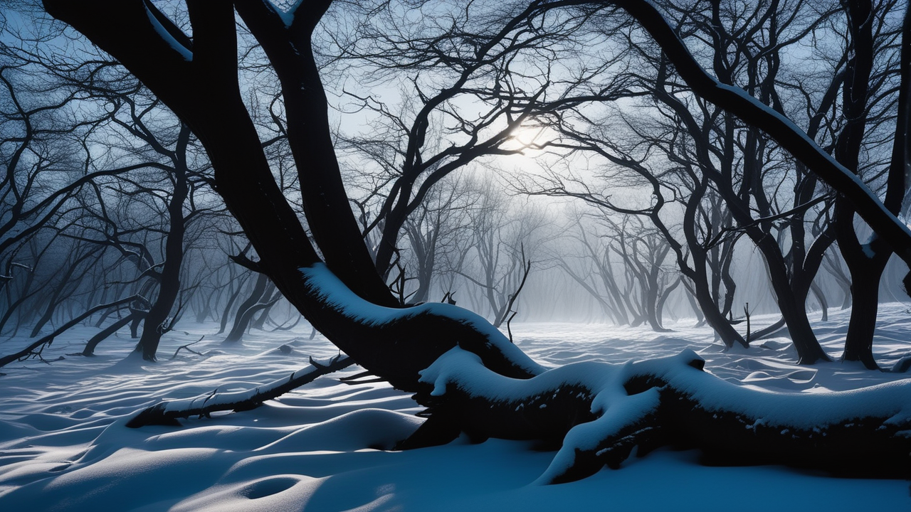Dark forest shrouded in deep shadows by Arturo Galicia Arroyo - Playground