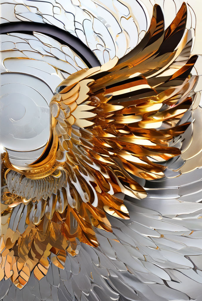 Abstract structured painting by fatima buechler - Playground