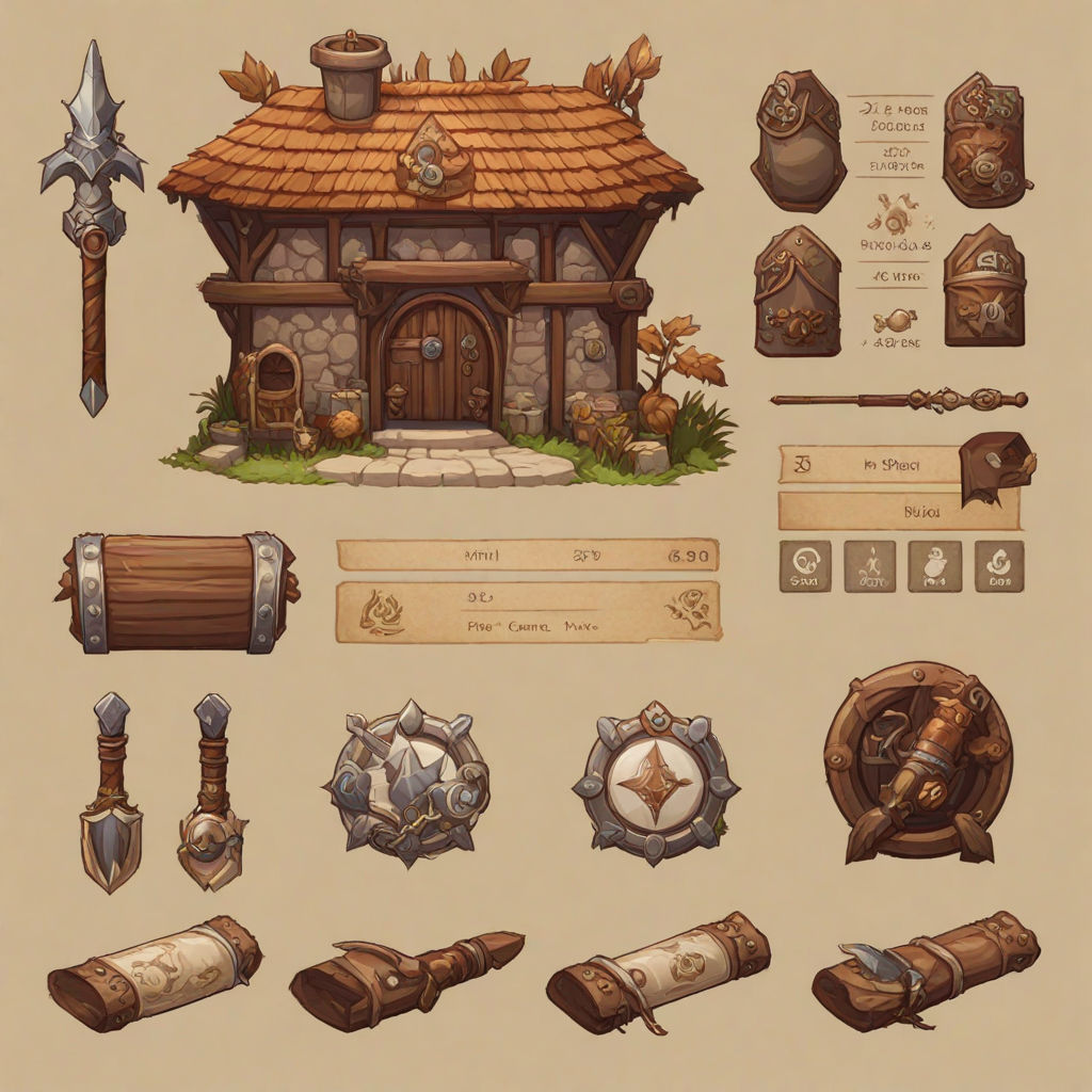 Default rpg game ui kit style of Ragnarok Online by Jose Parada ...