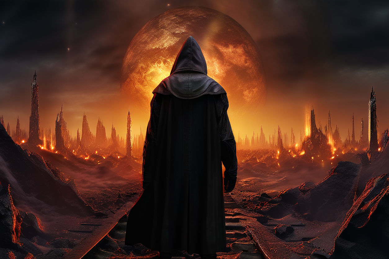 Hooded wizard by TheEduardo246 - Playground