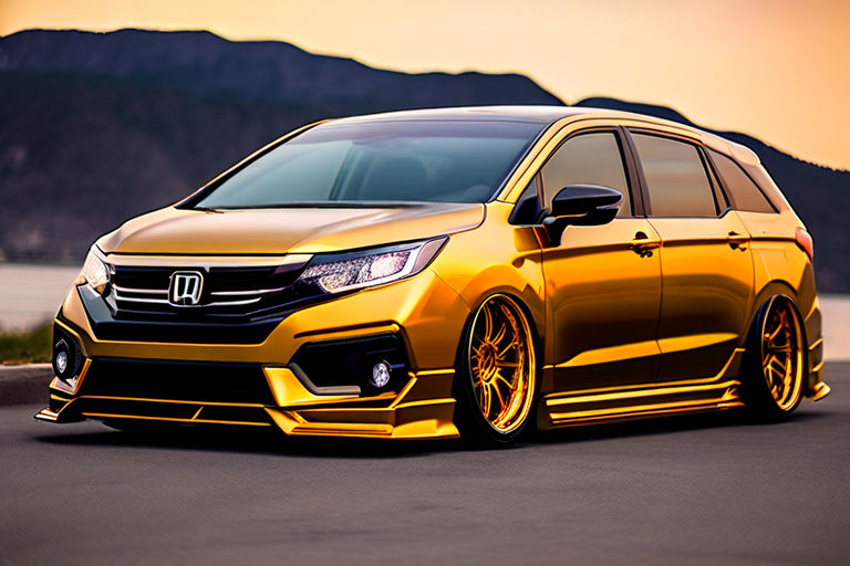 Honda odyssey 2025 full modified golden colours by Abdullah Amir ...