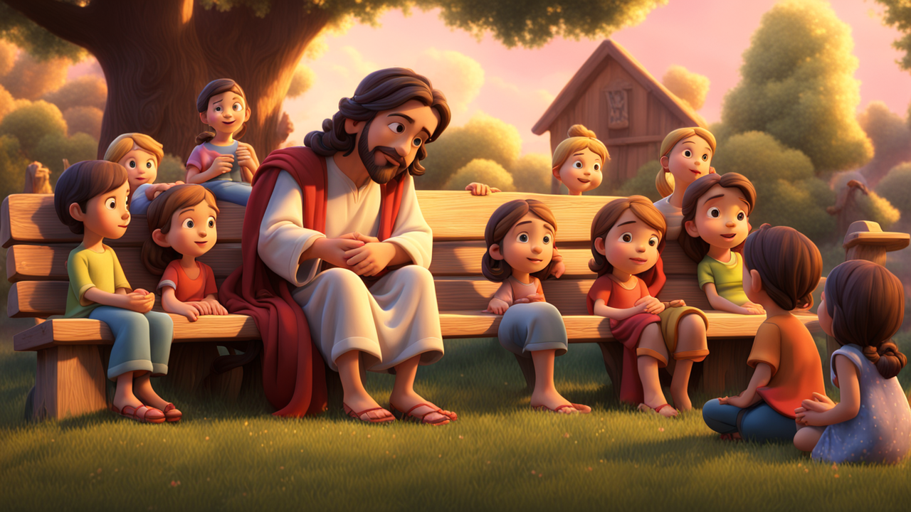 A three-dimensional Pixar-style depiction of Jesus by Criando ...