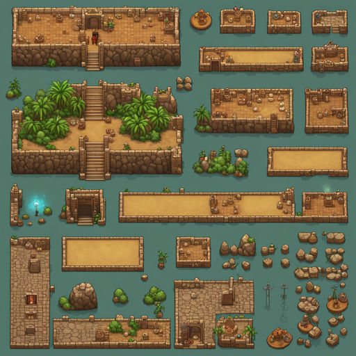 Top-down 2D RPG game by Angel Mere Perez - Playground