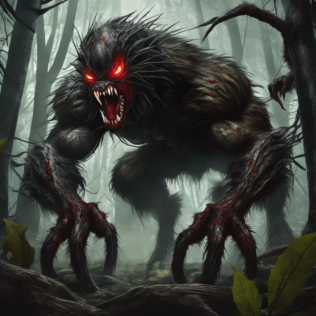 Spider mutated monster werewolf from ripped human by Manuel Cabezuelo ...