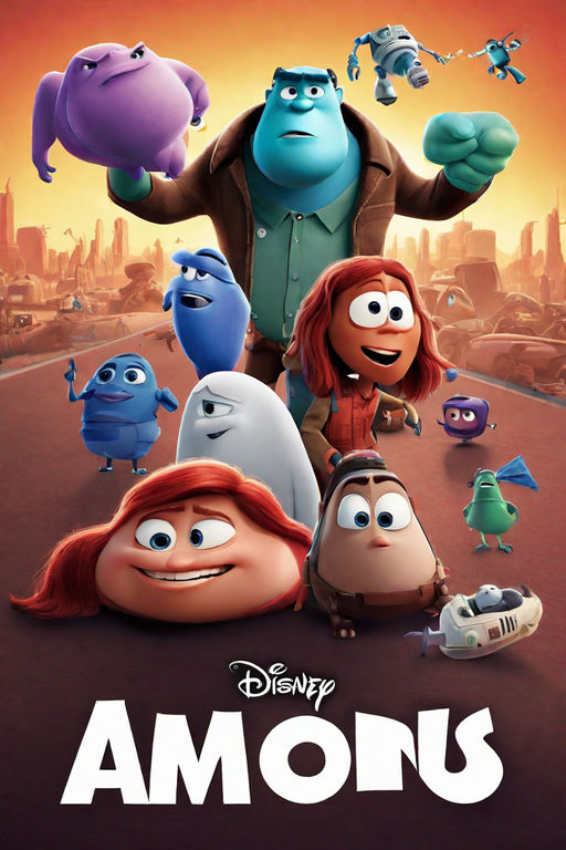 Disney Pixar movie poster about Among Us by Gabriel Lopes - Playground