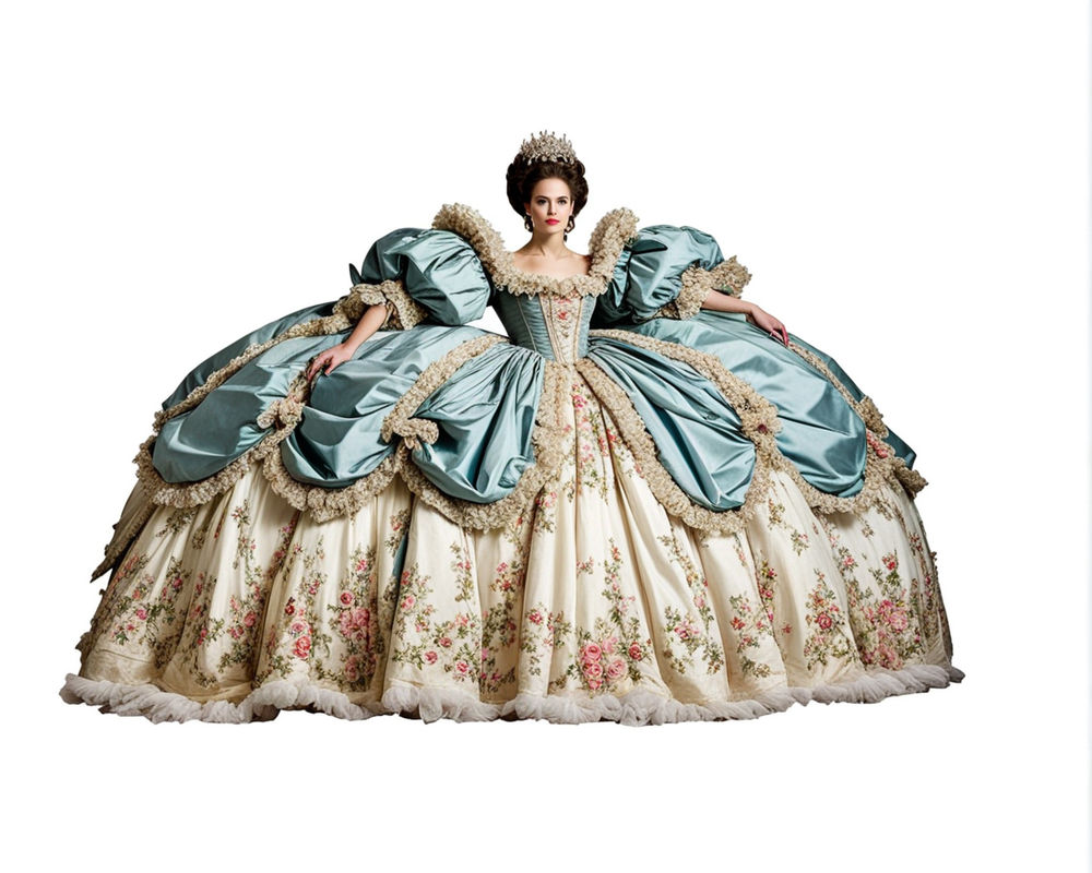 Extravagant Rococo-era gown luxurious rococo style gown by dodoman ...