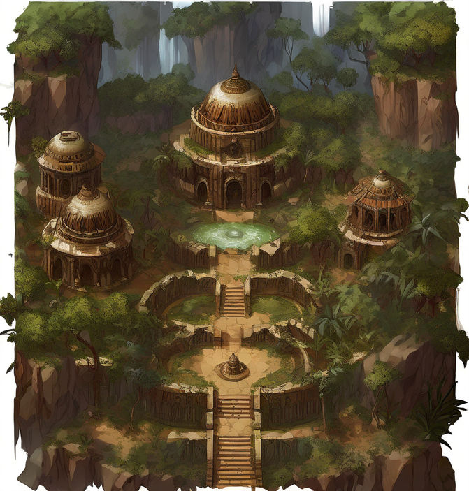 ChatGPT Creating a detailed RPG battle map for a slavers mar... by Emo ...