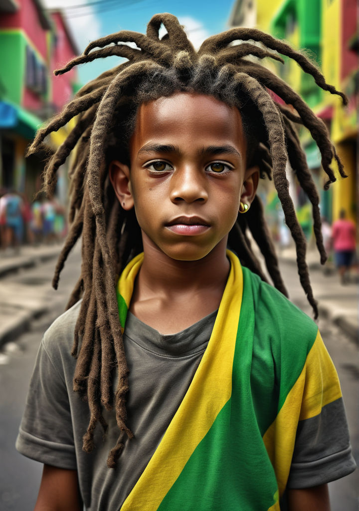 Jamaican boy with dreadlocks by Ts world - Playground