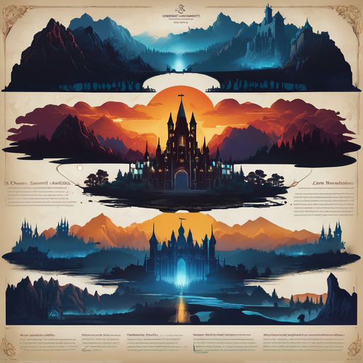 World building focus. (setting design and reference sheet.) ... by ...