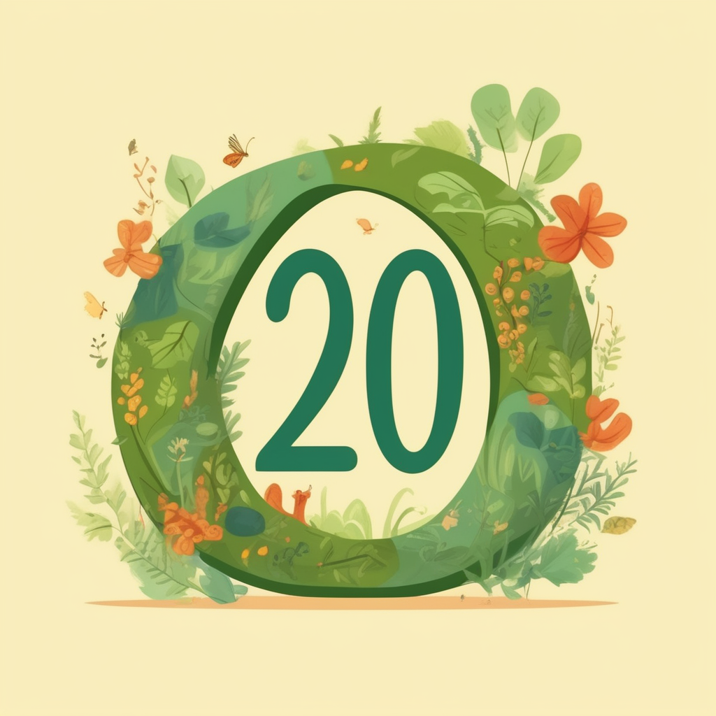 The number 2000 written in a nature style cartoon by Mario - Playground