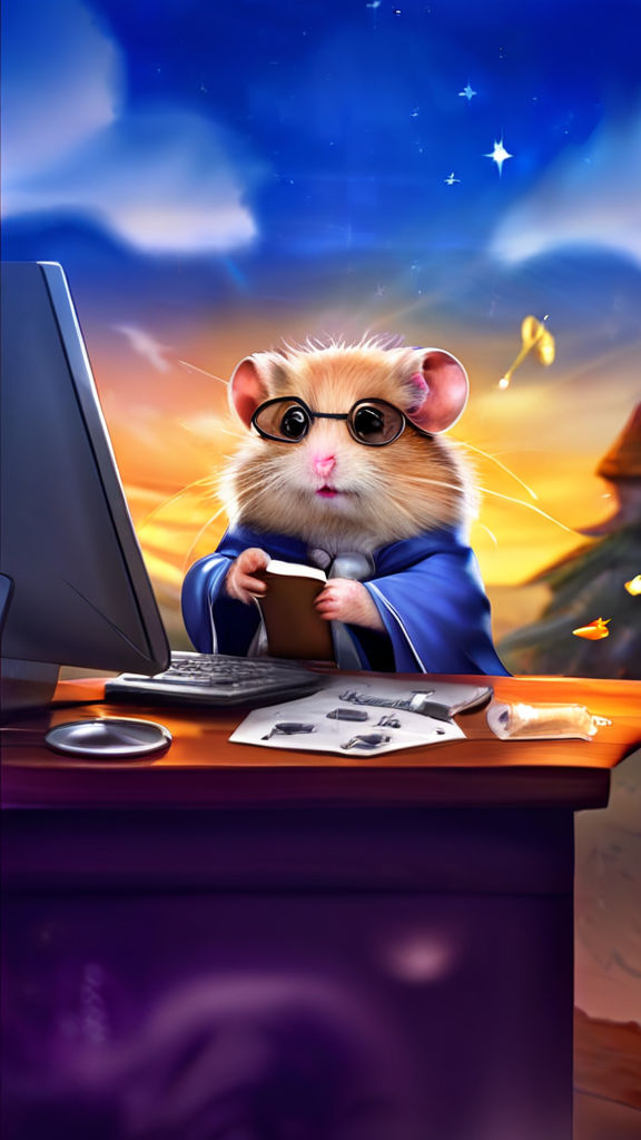 The wizard hamster and three pictures hamster teacher by fin fin ...