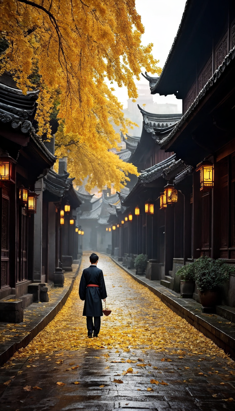 Hyper-realistic and hyper-detailed dark night shot of a trad... by Hai ...