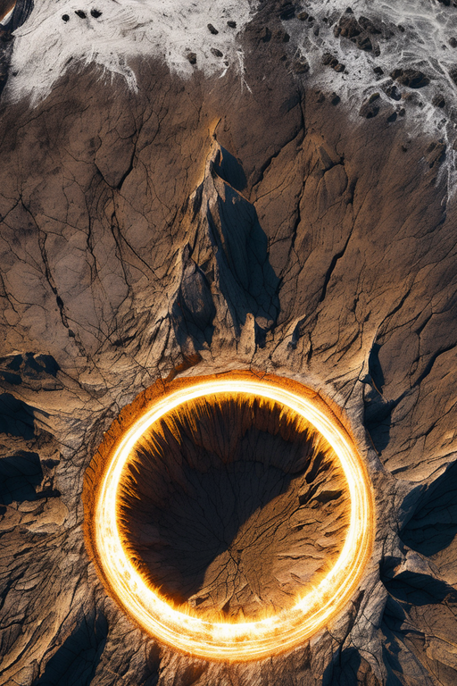 Top view of ominous patterns by Bart M.A. - Playground