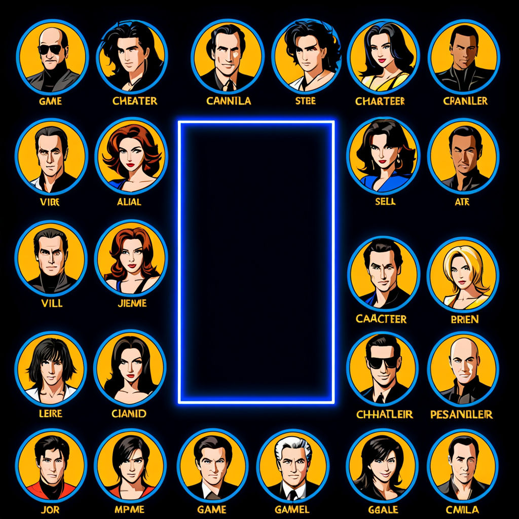 A Character Select Screen Inspired By The Character Select S By Adam Lobel Playground
