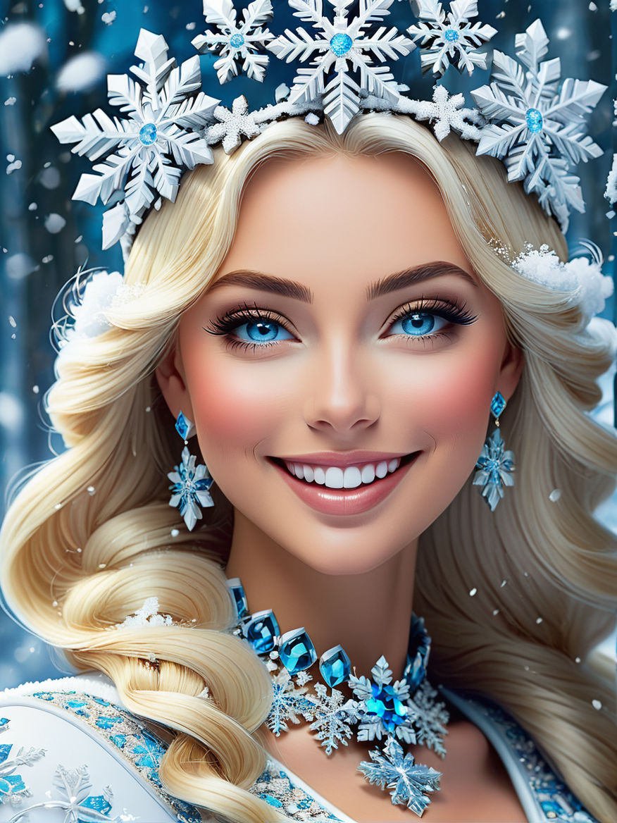 Olga Munn is a beautiful winter queen by Antonio Matasalcaraz - Playground