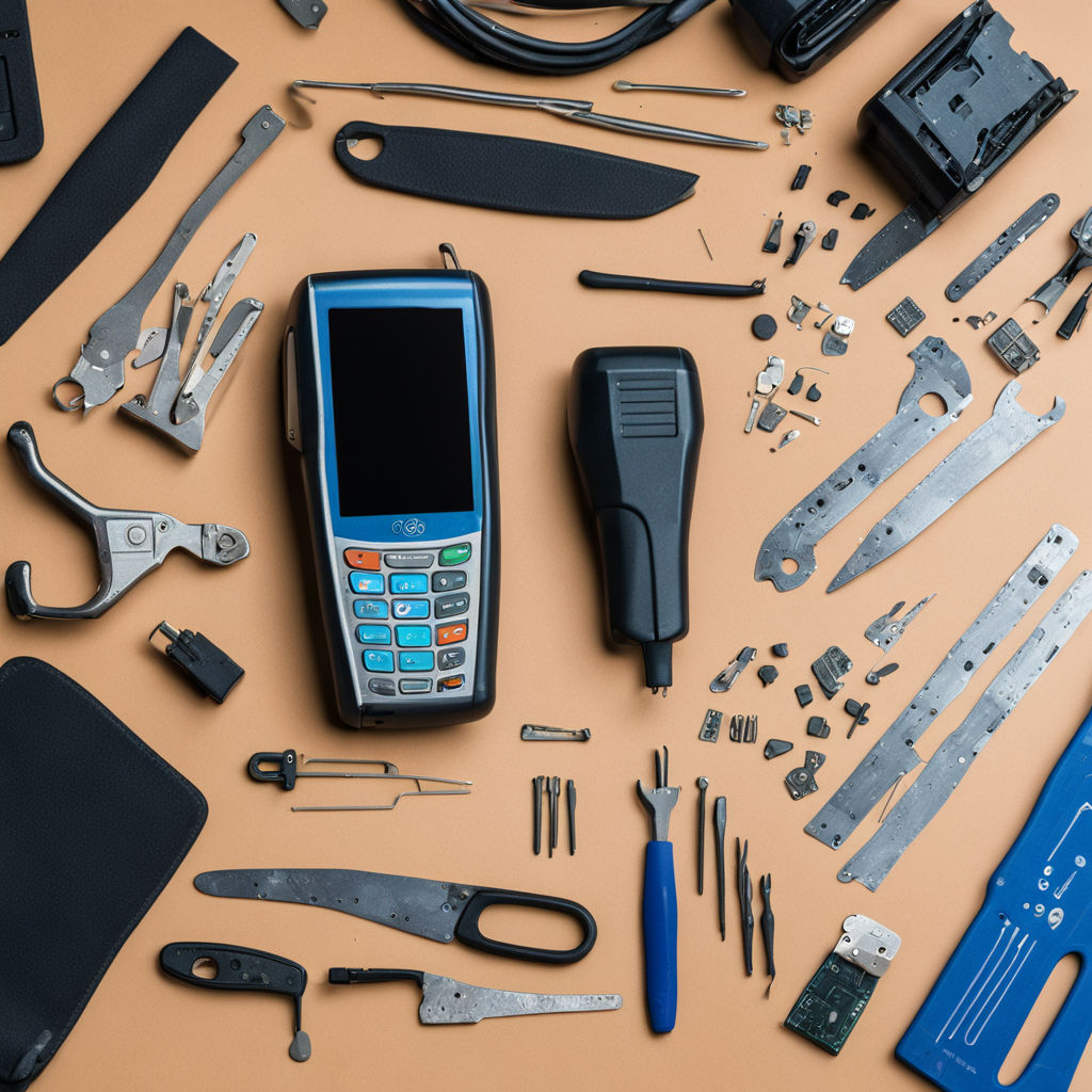 A broken classic pos-terminal Smart Kasa of the 2024 model i... by Jhon ...